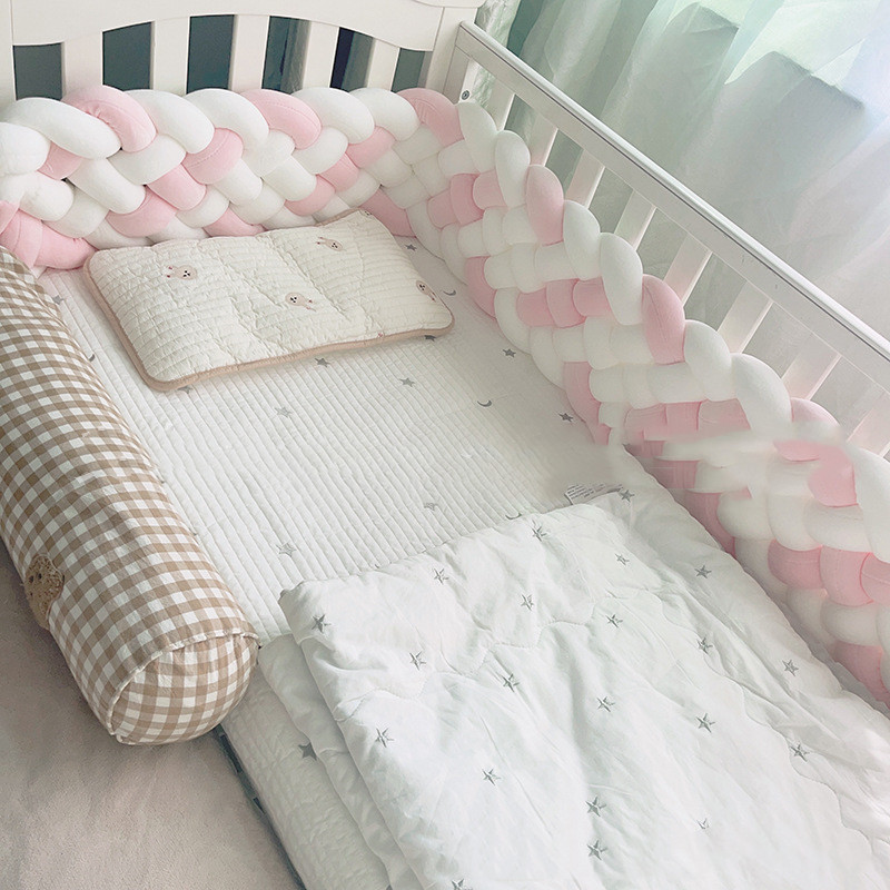 Six strands braided crib bumper – Baby Braidz